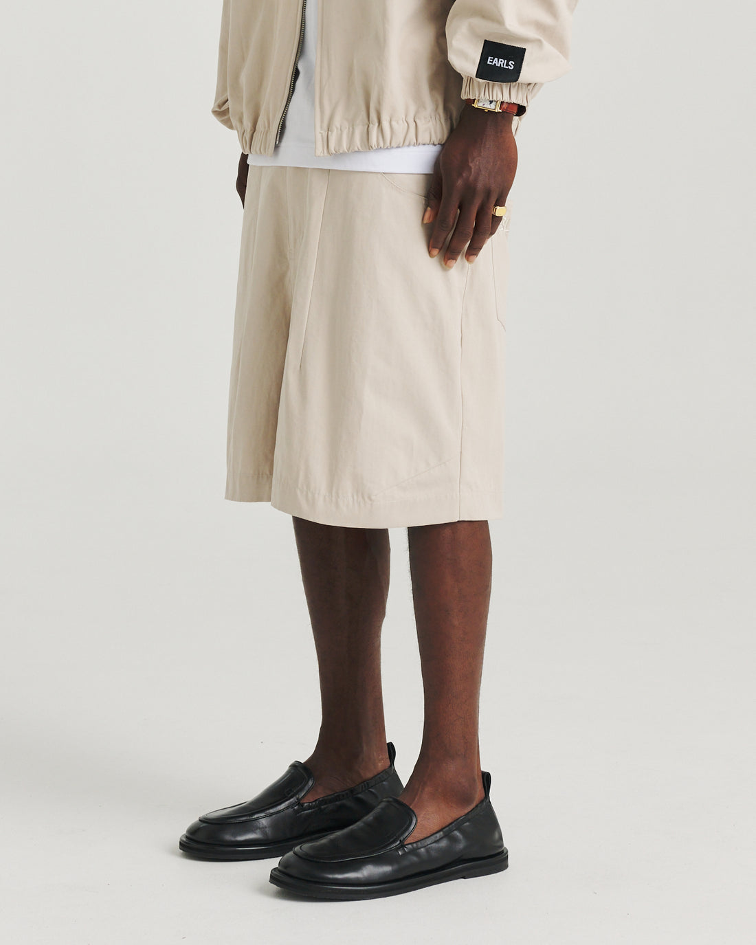 Charlie Shell Short - Bone – Earls Collection
